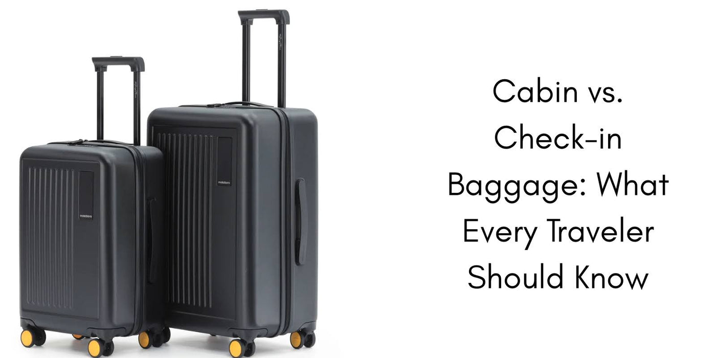 Cabin Bag vs Check-in Baggage Guide | Size Rules & Tips