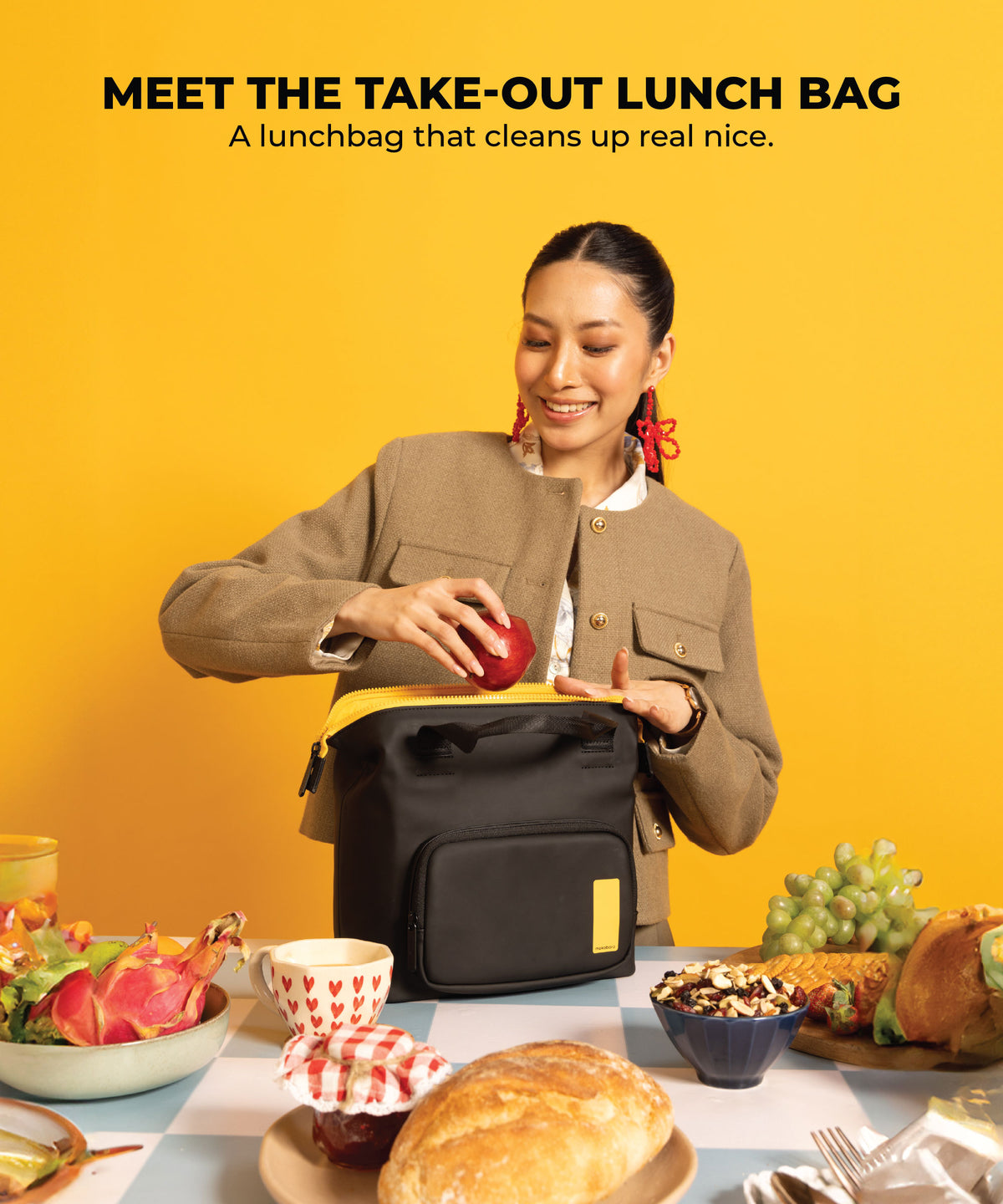 The Take-Out Lunch Bag - Stylish Spill-Proof Lunch Bag | Mokobara